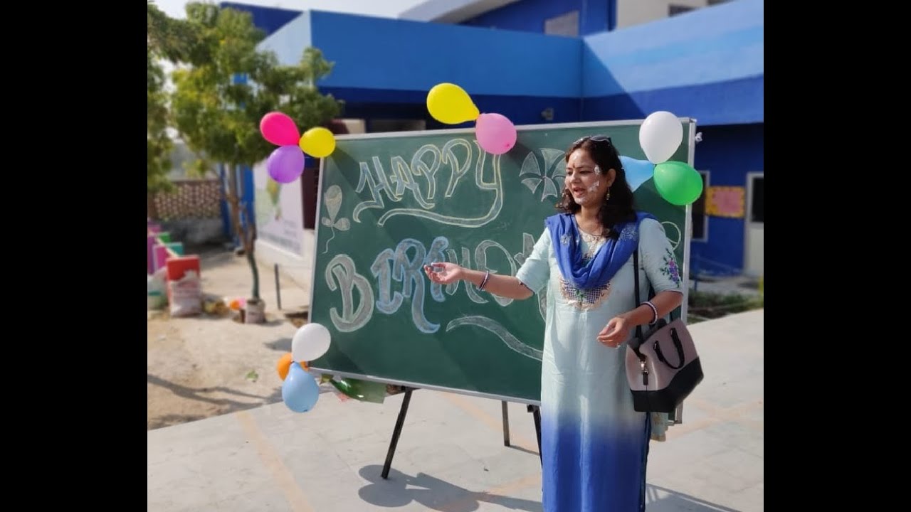 2019 Birthday party at school (Principal Mam) - YouTube