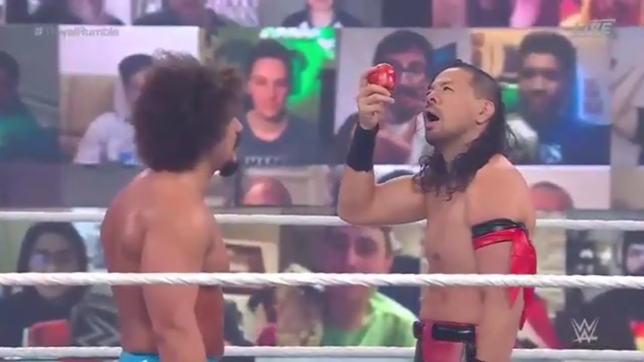 carlito vs shinsuke nakamura: royal rumble 2021 - YouTube
