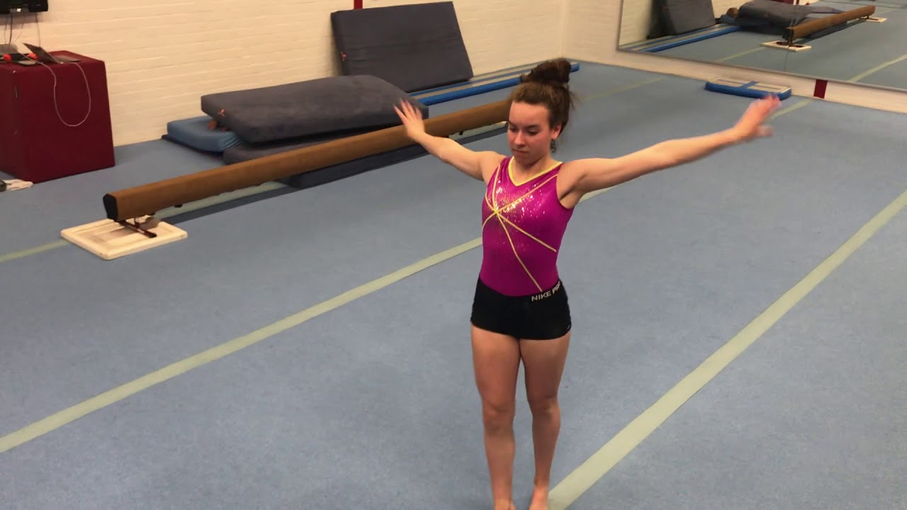 Gymnastics | Turnen - Floor routine #2 - YouTube