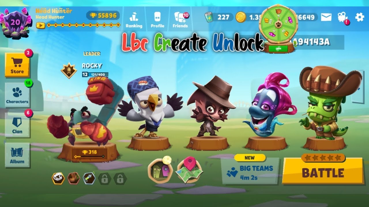 Zooba Squad Rocky Steve Edna Wanda Donna All Lbc Crate 5 Gameplay - YouTube
