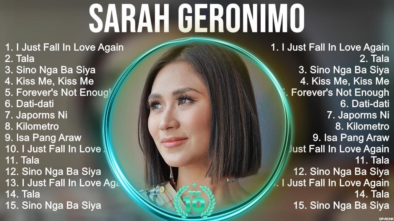 Sarah Geronimo Greatest Hits ~ Best Songs Tagalog Love Songs 80's 90's ...