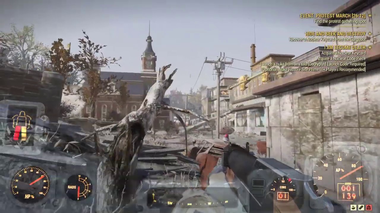 Fallout 76 Demolitionist Scavenger domination - YouTube