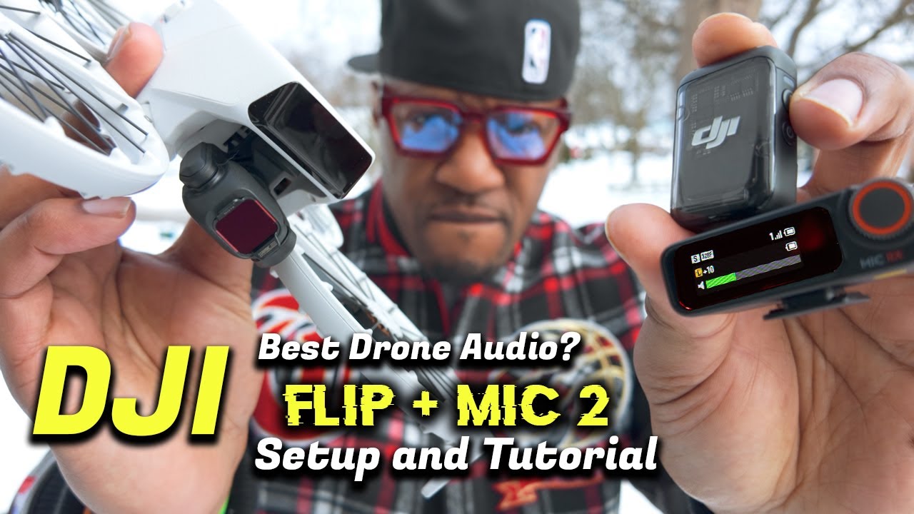 DJI Flip & Mic 2 Full Tutorial - How to record audio with a Drone ...