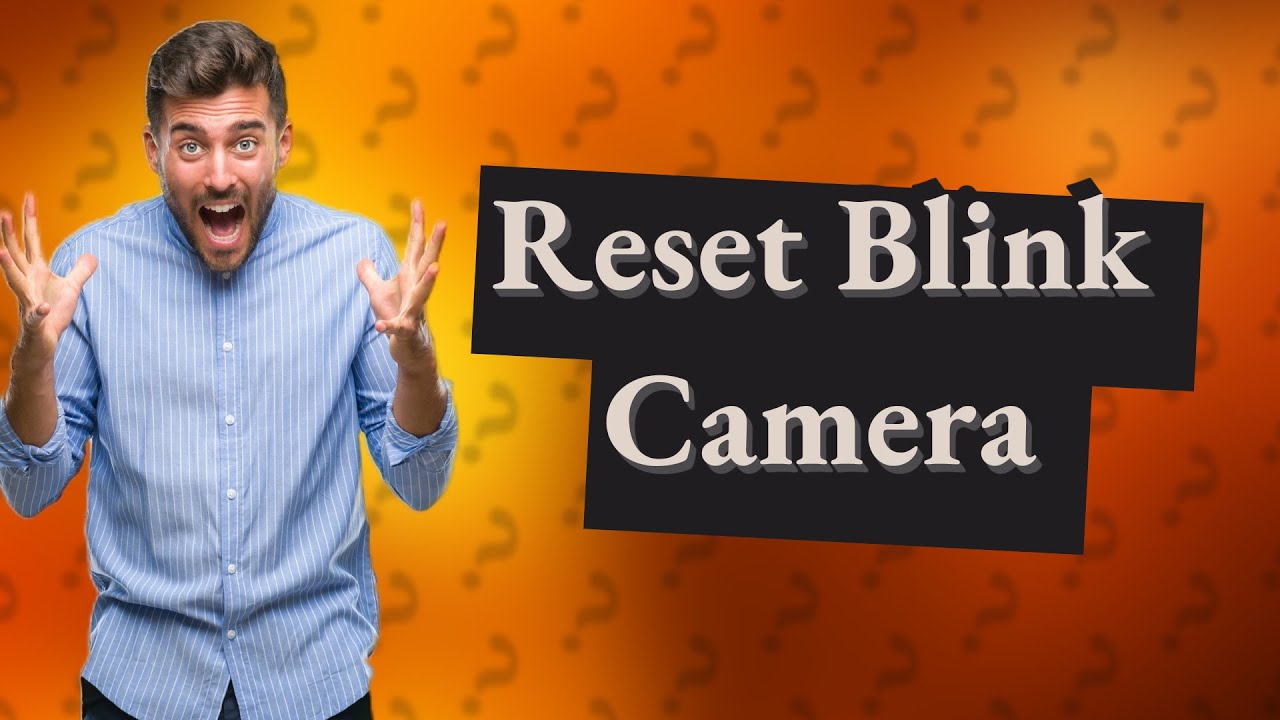 How to factory reset Blink camera? - YouTube