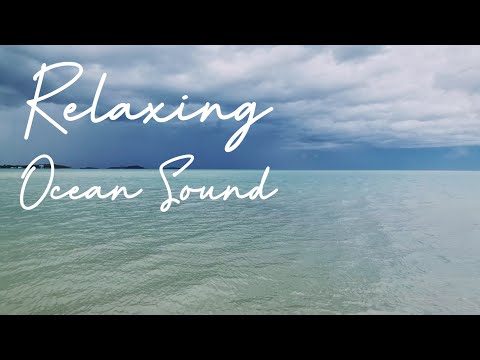 Uyku İçin Dinlendirici Okyanus Sesi, Rahatlatıcı Dalga Sesleri, Bulutlu Hava, Gevşeme, Stres Azaltma
