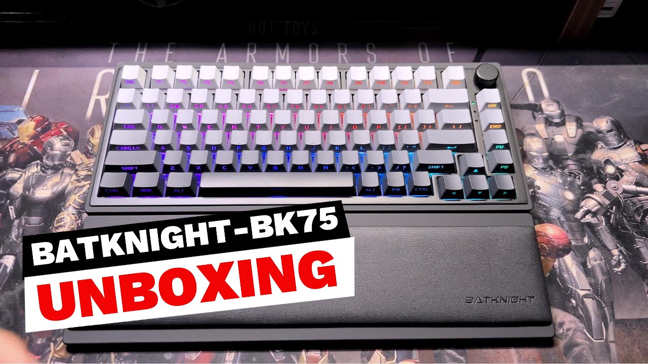 Unboxing the Batknight BK75 Keyboard | Creative keyboard - YouTube