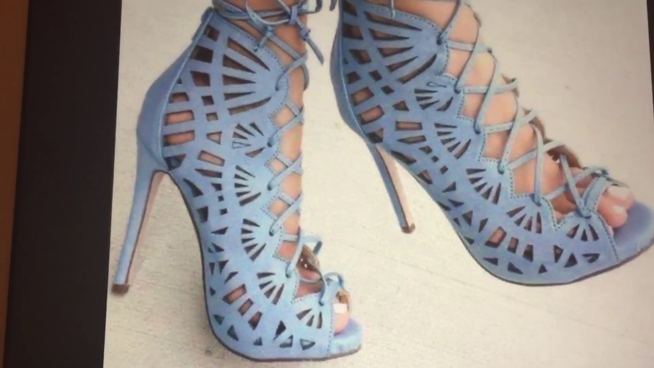 Zapatos de Moda en el Color de Moda Azul Cielo 🌌 ASMR - YouTube