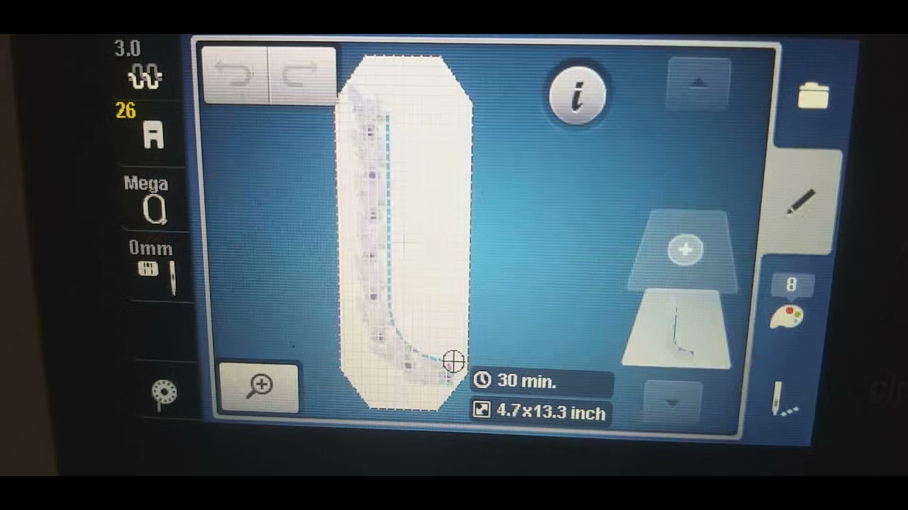 Bernina 500 embroidery machine - YouTube