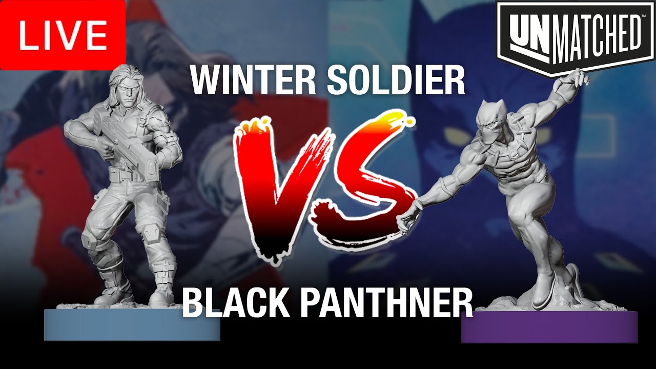 Unmatched Marvel For King and Country: Winter Soldier VS Black Panther (LIVE PLAY THROUGH) - YouTube