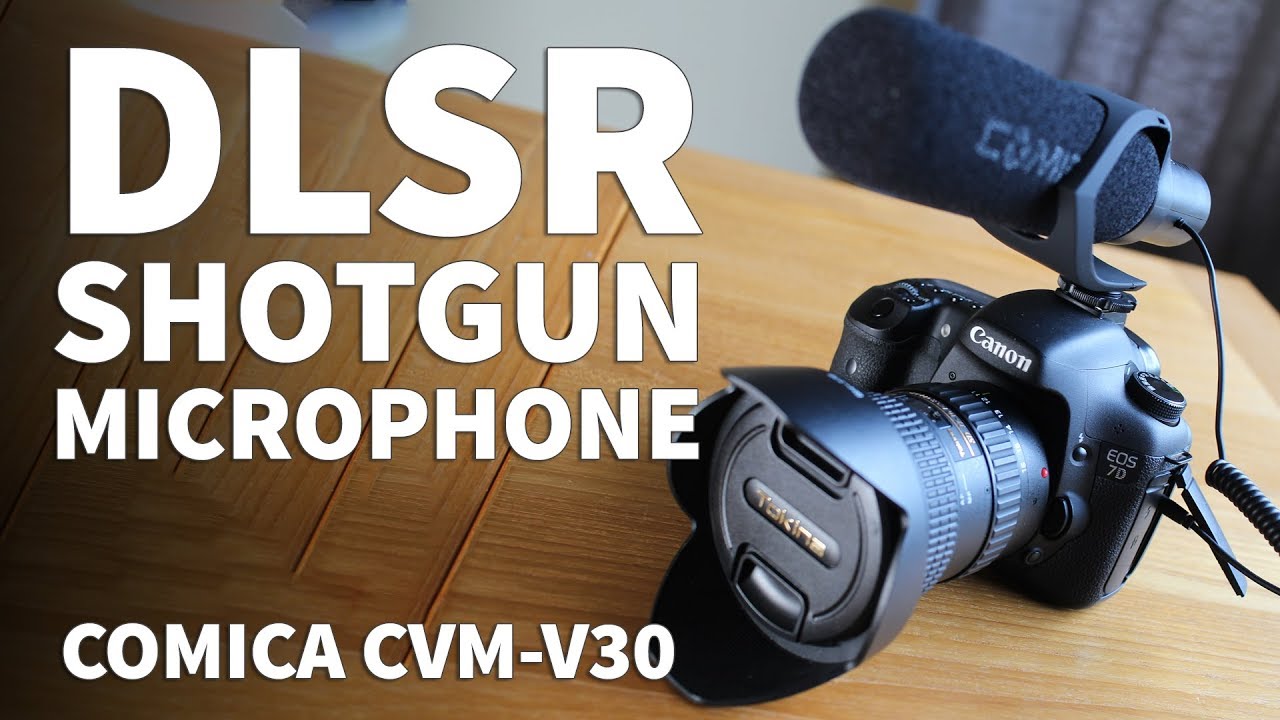 Comica CVM-V30 DSLR Shotgun Microphone – External Microphone for Canon ...