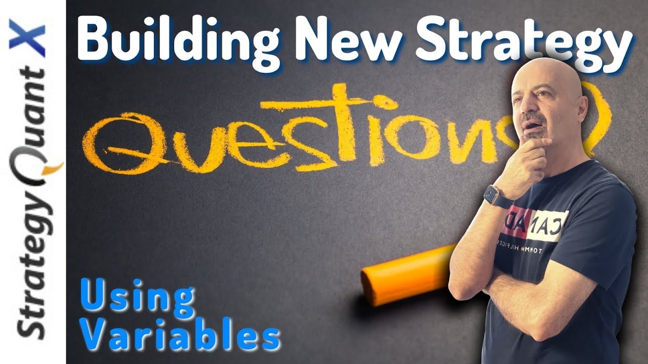 How to build strategies using variables and counters in Strategy Quant X? - YouTube