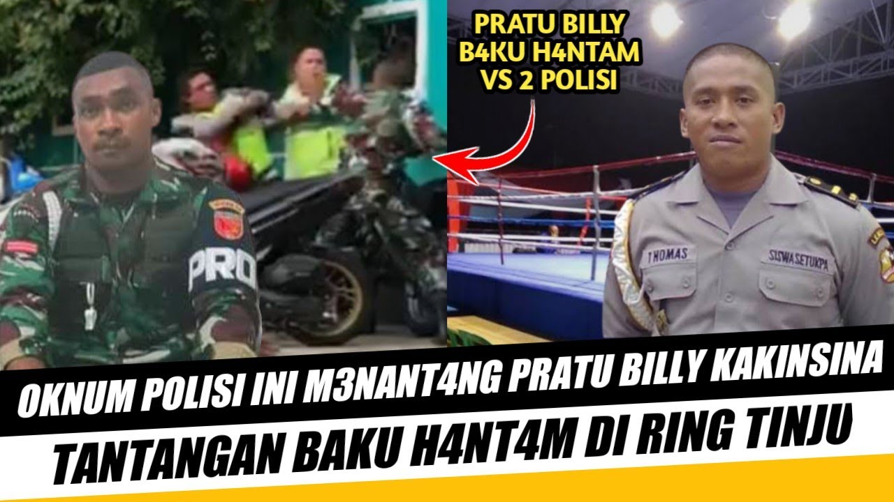 OKNUM POLISI INI M3N4NTANG DU3L PRATU BILLY KAKINSINA - YouTube