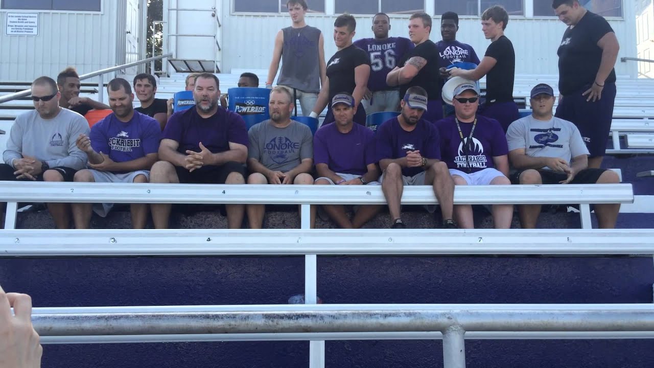 Lonoke football ALS challenge - YouTube