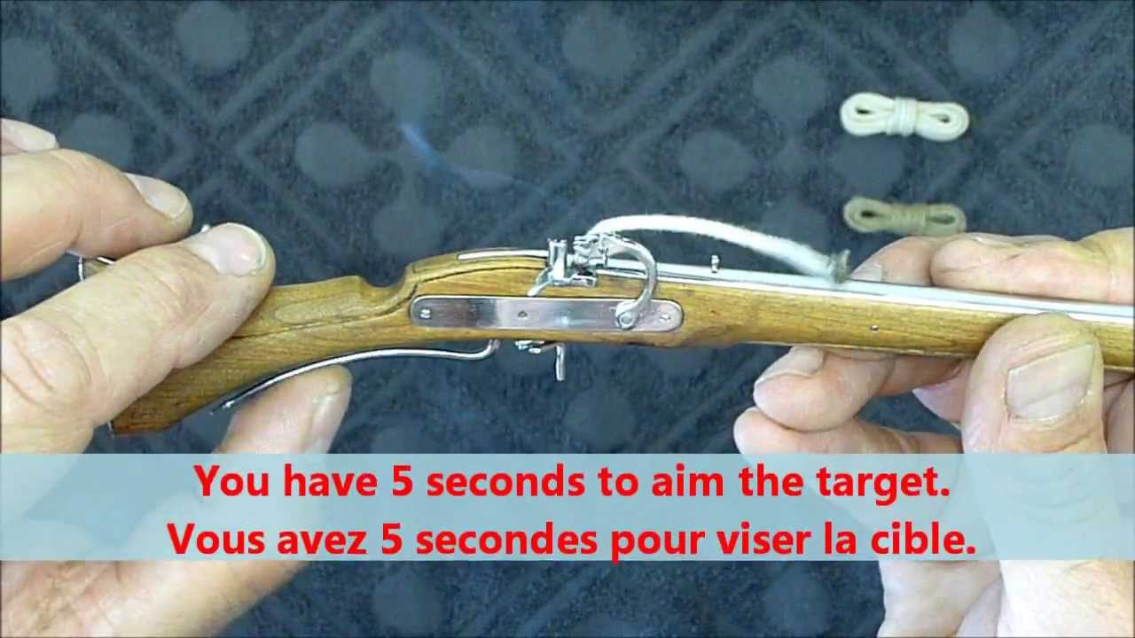Wonderful Miniature Matchlock Musket (maintenance and fire). - YouTube