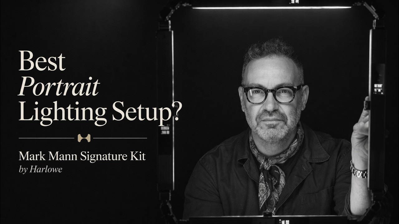 Best Portrait Lighting Setup? Mark Mann Signature Kit by Harlowe - YouTube