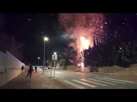 Incendio en las inmediaciones del IES Sorts de la Mar de Dénia