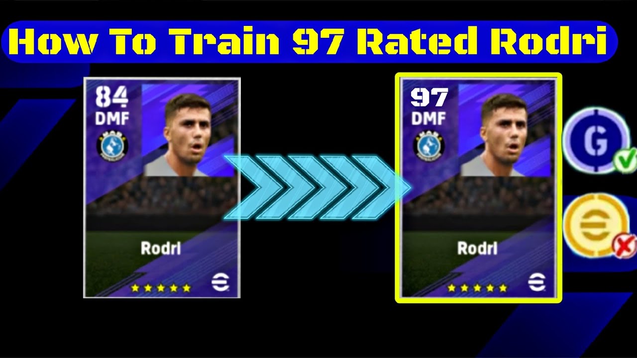 97 Rated Rodri Training | @play_efootball | - YouTube
