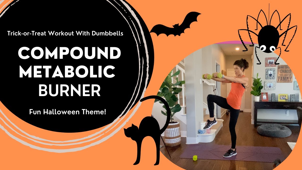 Metabolic Workout with Dumbbells #shred 30 Minute Compound Burner # ...