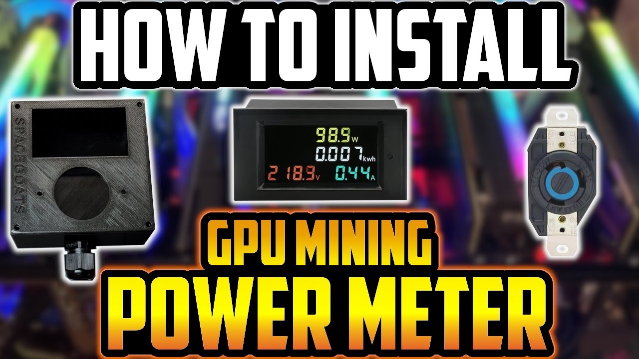 How To Wire a Power Meter For Your GPU Mining Rigs | Step by Step - YouTube