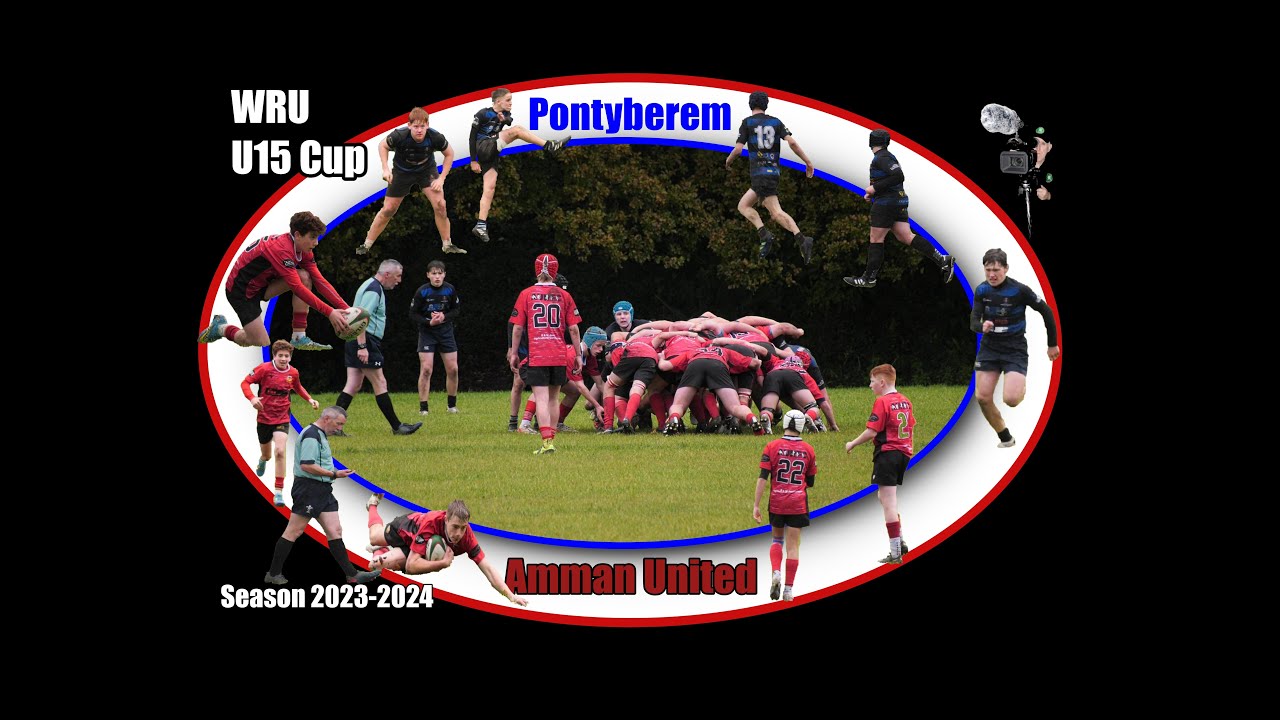 Pontyberem RFC v Amman United RFC WRU U15 Cup 2023 2024 - YouTube