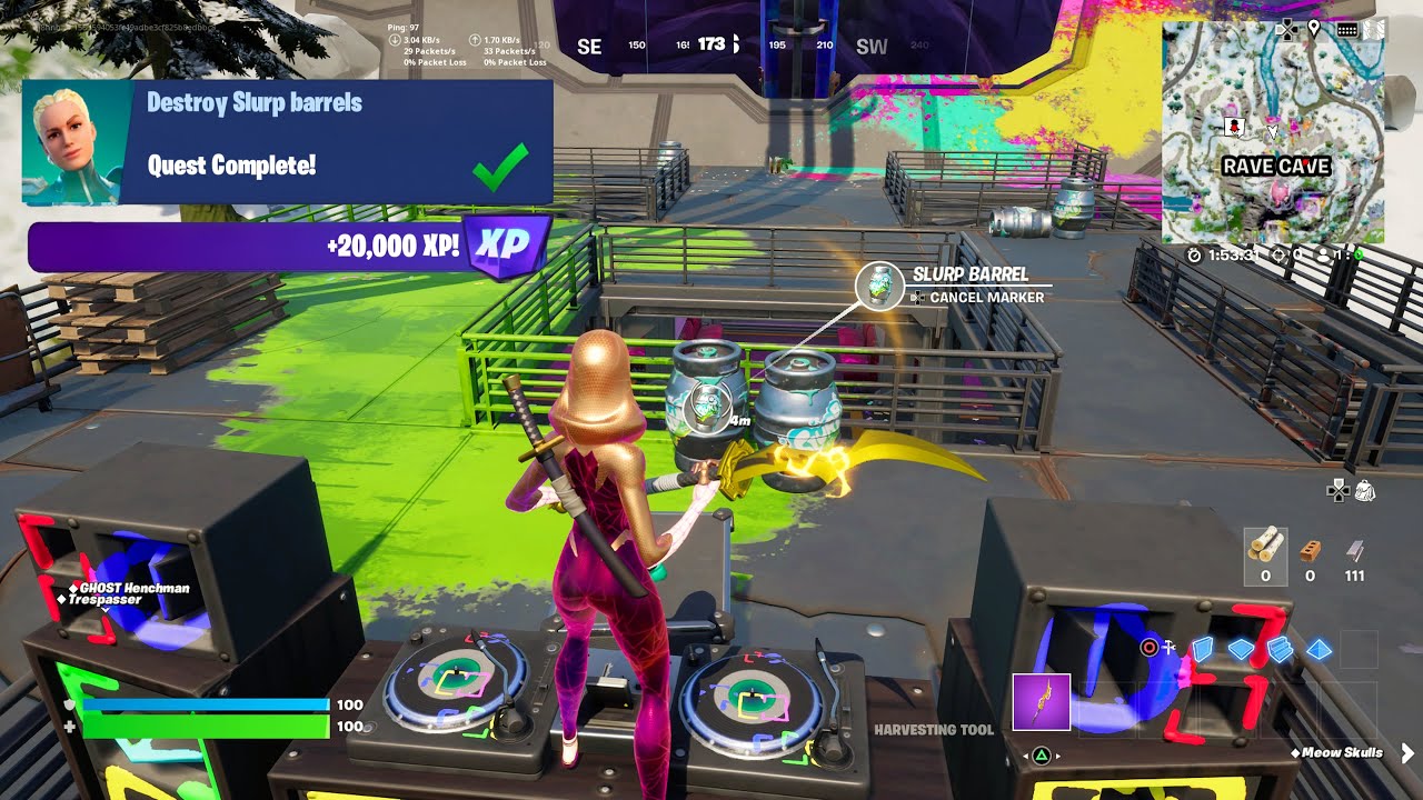 Fortnite - Destroy Slurp Barrels (WEEK 10 Challenges) - YouTube