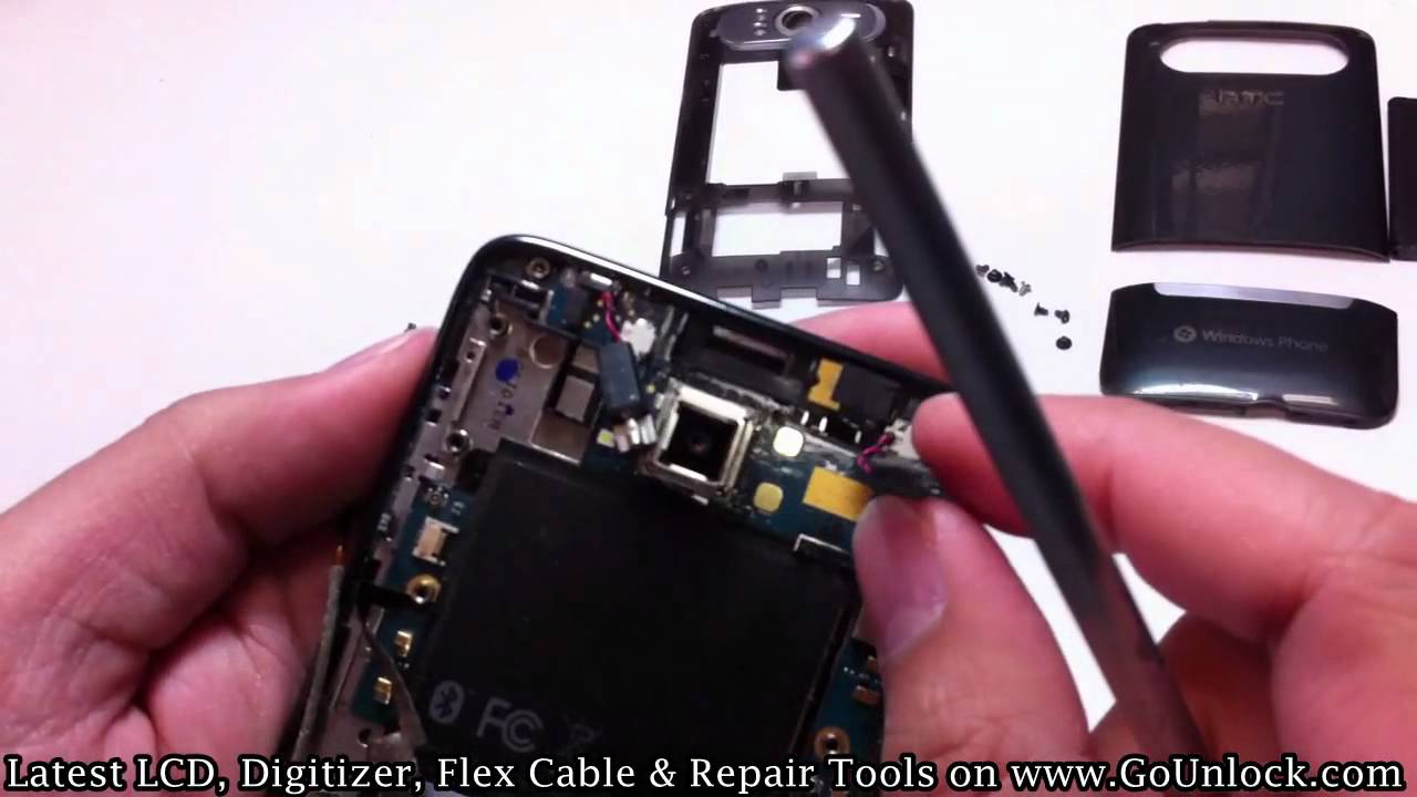 HTC HD7 Screen Disassemble/Take Apart/Repair Video Guide - YouTube