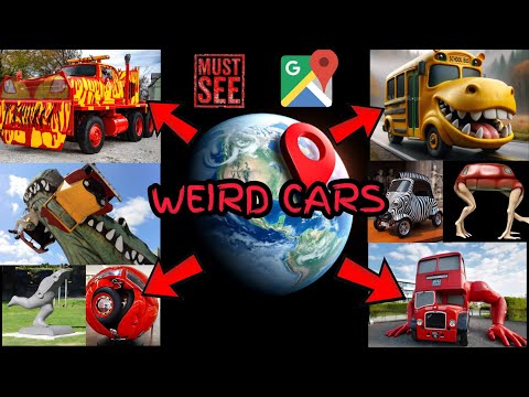TOP WEIRD CARS 🔥 ON GOOGLE MAPS📍 GOOGLE EARTH 🌎
