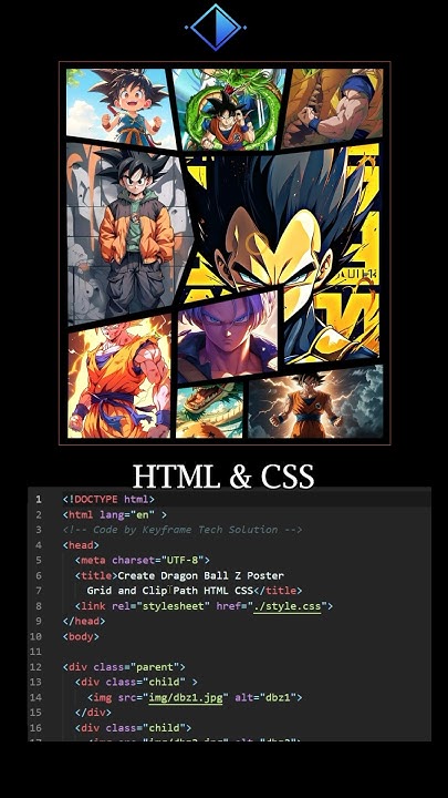 Poster Grid and Clip Path Animation with HTML CSS - YouTube