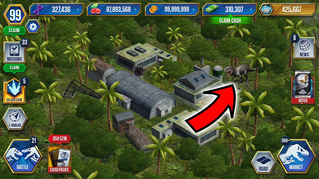 REXY RUN OUTSIDE in JURASSIC WORLD THE GAME SOON HERE?!!?!? - YouTube