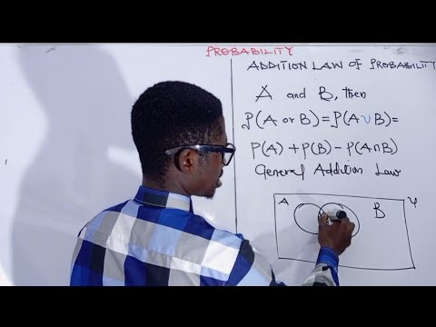 Lesson 11 on probability ( Addition Law) - YouTube