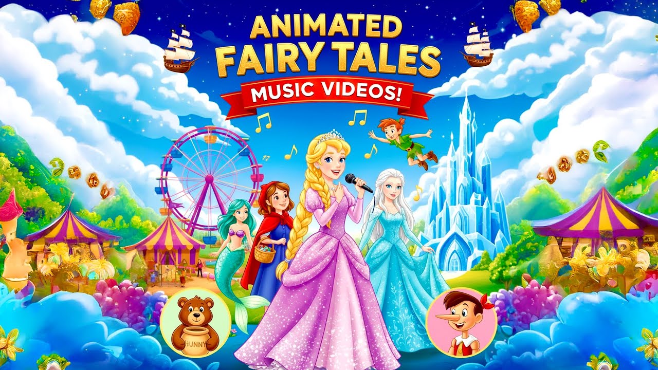 Classic Fairy Tales: Music Videos Compilation | Snow White, Cinderella ...