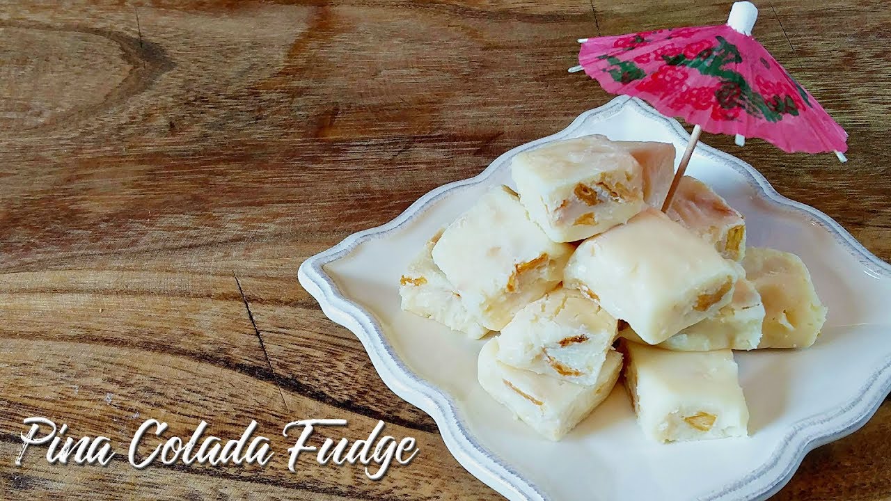 Pina Colada Fudge | Bite into Vacation! - YouTube