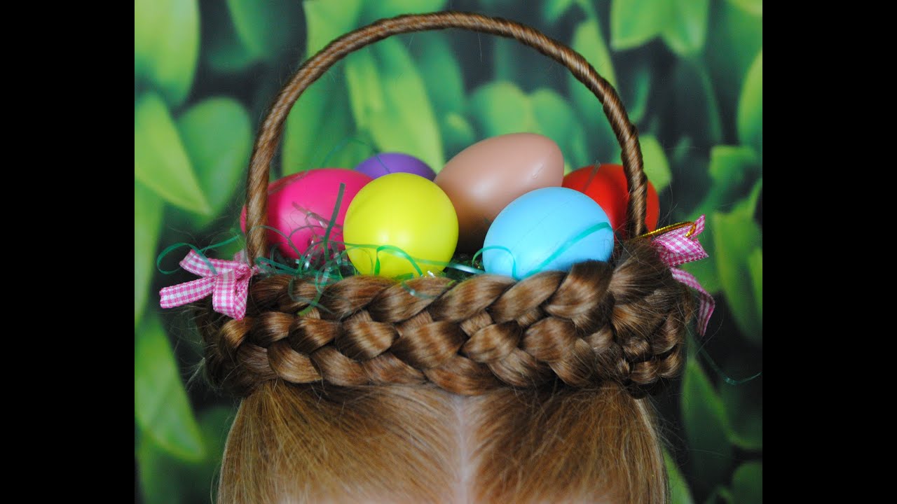 Easter Basket Hairstyle Tutorial - YouTube