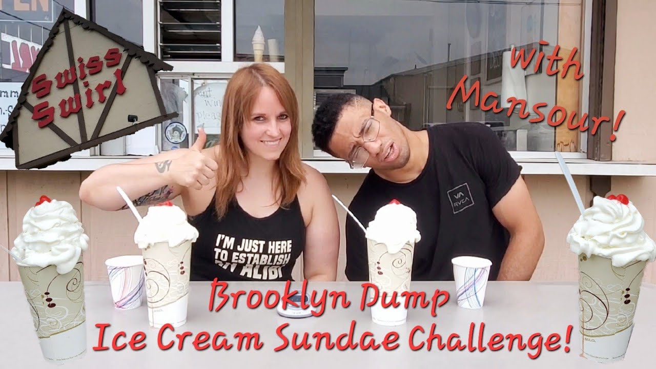 ICE CREAM SUNDAE CHALLENGE WITH MANSOUR!! - BROOKLYN, MICHIGAN - YouTube