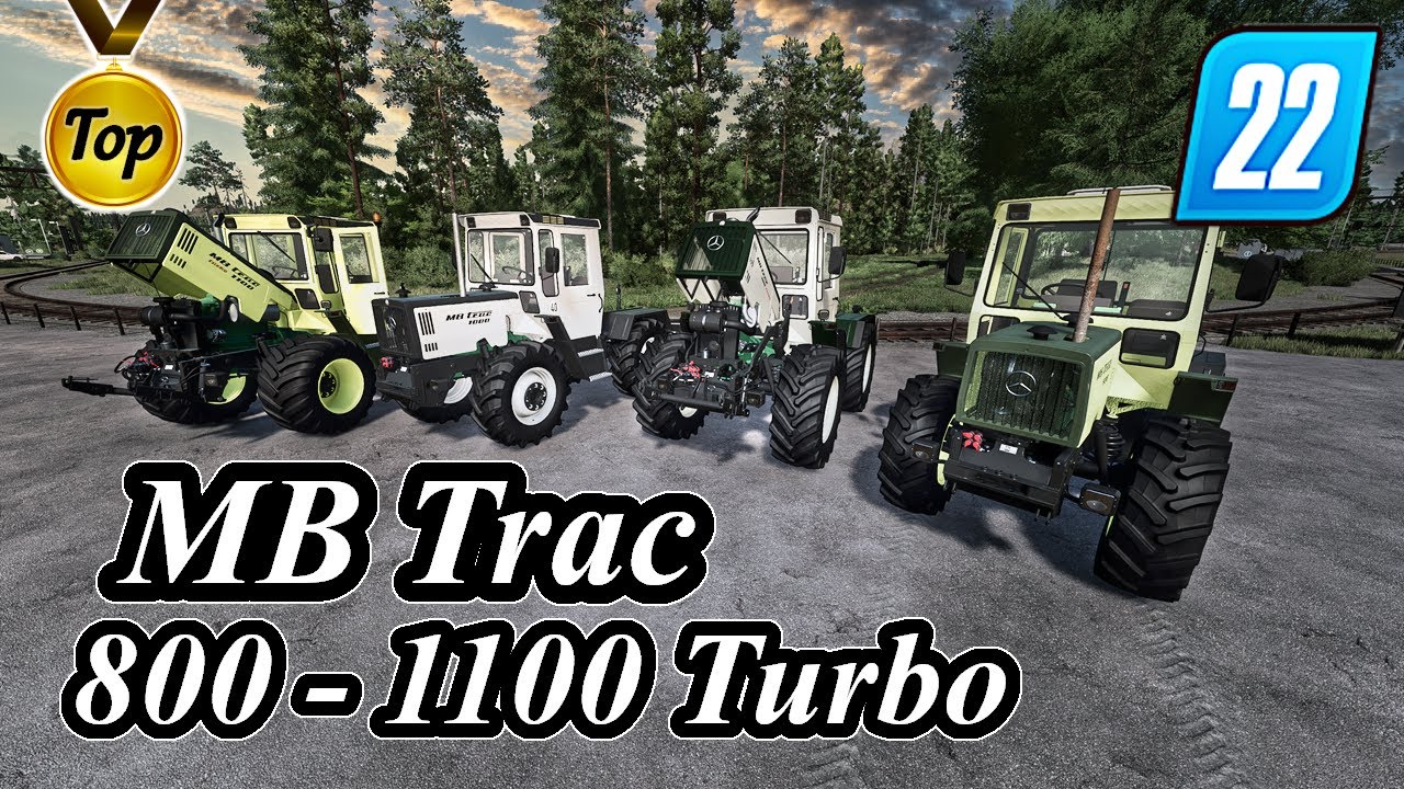 LS22 Top #mods : MB Trac 800-1100 Turbo 1970-1991 | Alles was ein MB ...