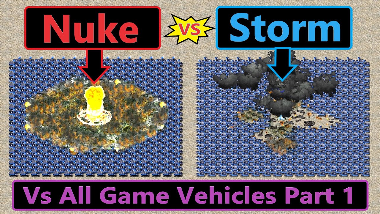 Nuke vs Storm - who kills more units? - Red Alert 2 #Part 1 - YouTube