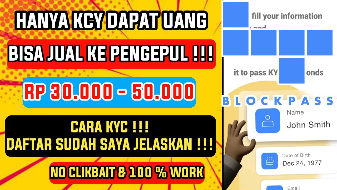 CARA KYC BLOCKPASS TERBARU | HOW TO KYC APK BLOCKPASS APK 2022 | EVENT TERBARU BLOCKPASS 2022 ...