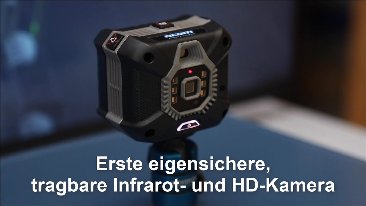 Erste eigensichere, tragbare Infrarot- und HD-Kamera: CUBE 800 - YouTube