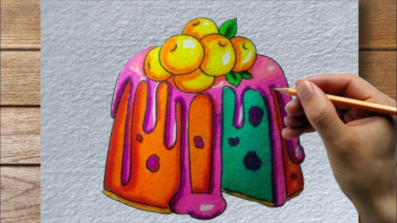 "Master Easy Pastry Drawing in Just 10 Minutes! 🎂 Beginner-Friendly ...