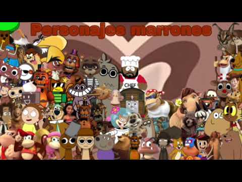 Que personajes marrones más pongo? :]🤎💚💕