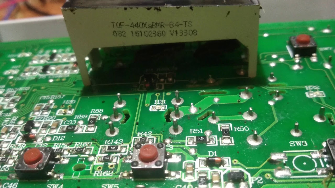 Working on an alive circuit board - YouTube