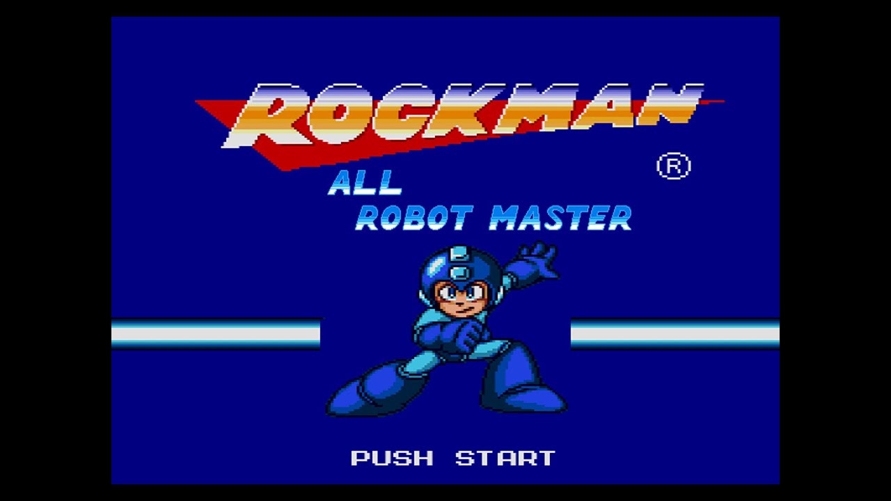 [ROCKMAN] Rockman Mega World-1 All Robot master clear (No Damage, only ...