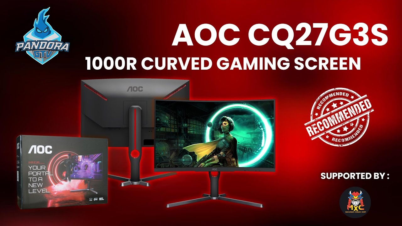 Review Monitor AOC CQ27G3S - YouTube