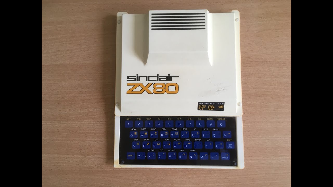 Sinclair ZX80 - YouTube