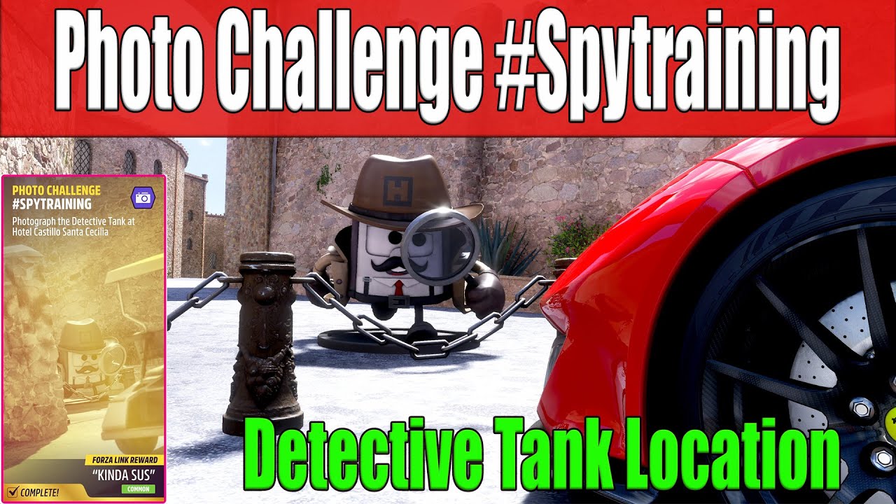 Forza Horizon 5 Photo Challenge #Spytraining - Detective Tank at Hotel ...
