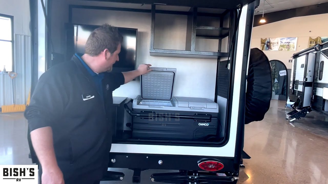 2022 Ember Overland Micro Series ROK Travel Trailer • Bishs.com - YouTube