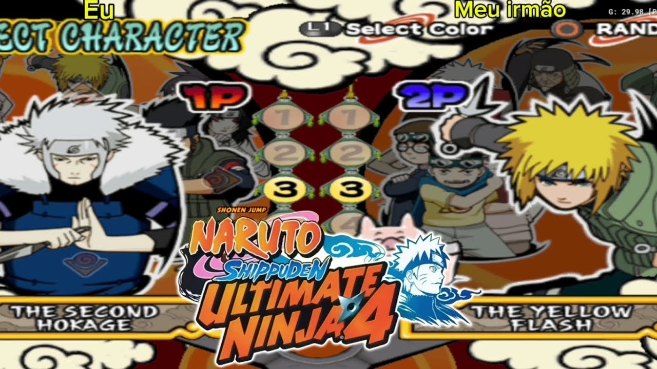 MULTIPLAYER - Naruto Shippuden ultimate ninja 4 - YouTube