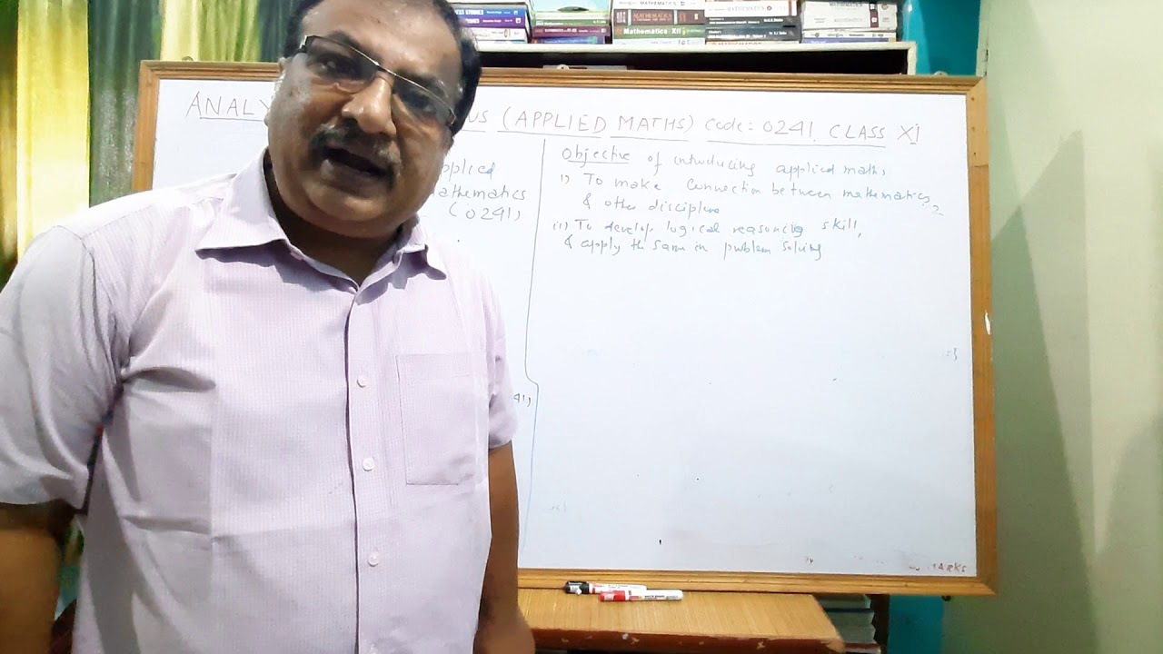 Analysis of syllabus of applied Math Class 11 - YouTube