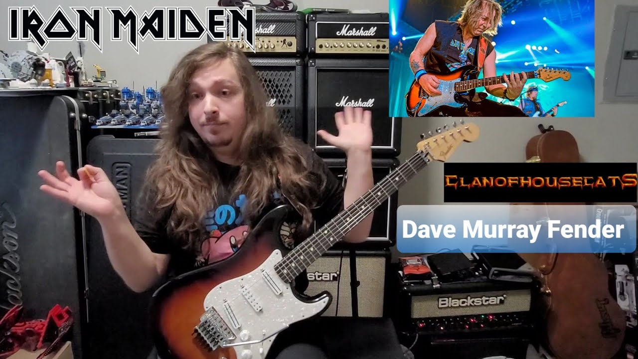 Dave Murray Signature Fender Stratocaster Guitar Iron Maiden - YouTube