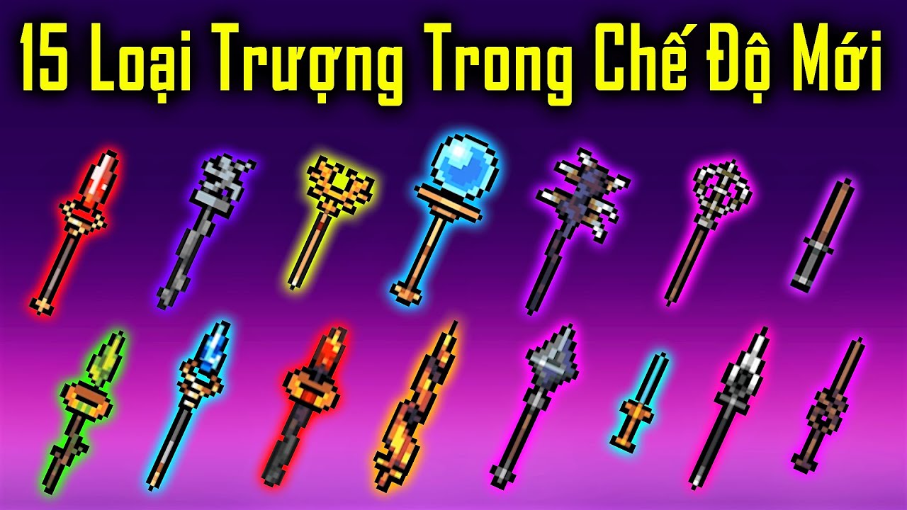 All 15 Staff And Parts in New Mode Soul Knight - YouTube